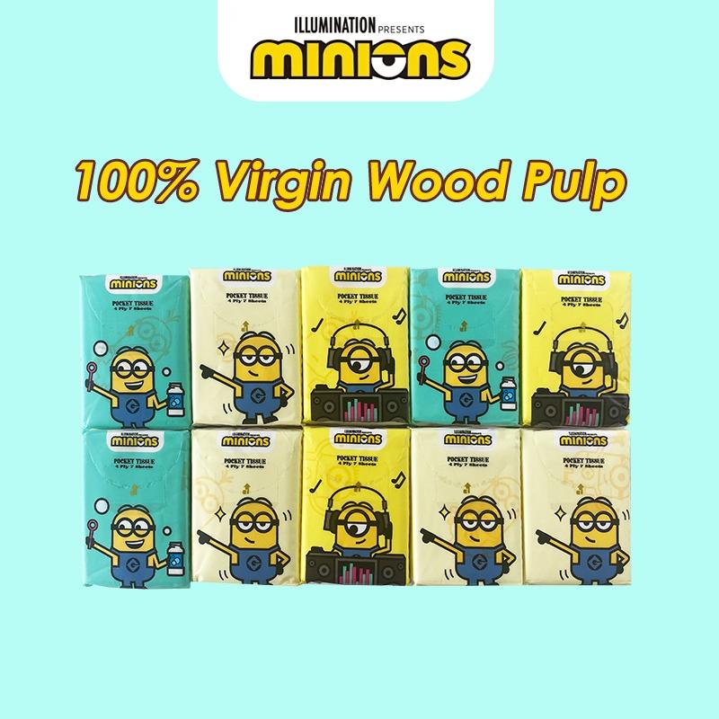 Minions Pocket Tissue Soft Despicable Me Minions Mini Travel - TikTok ...