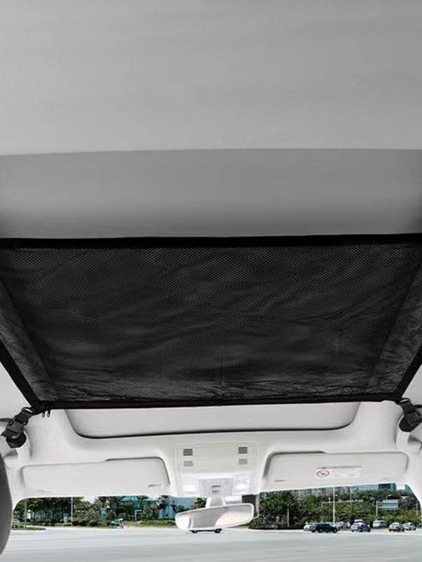 1 Pc Double Layer Zipper Hanging Car Storage Bag Car Interio - TikTok ...