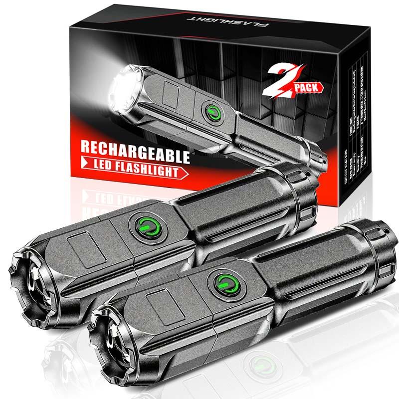 USB Rechargeable Flashlight, Bright Mini Zoomable Flashlight - TikTok Shop Philippines