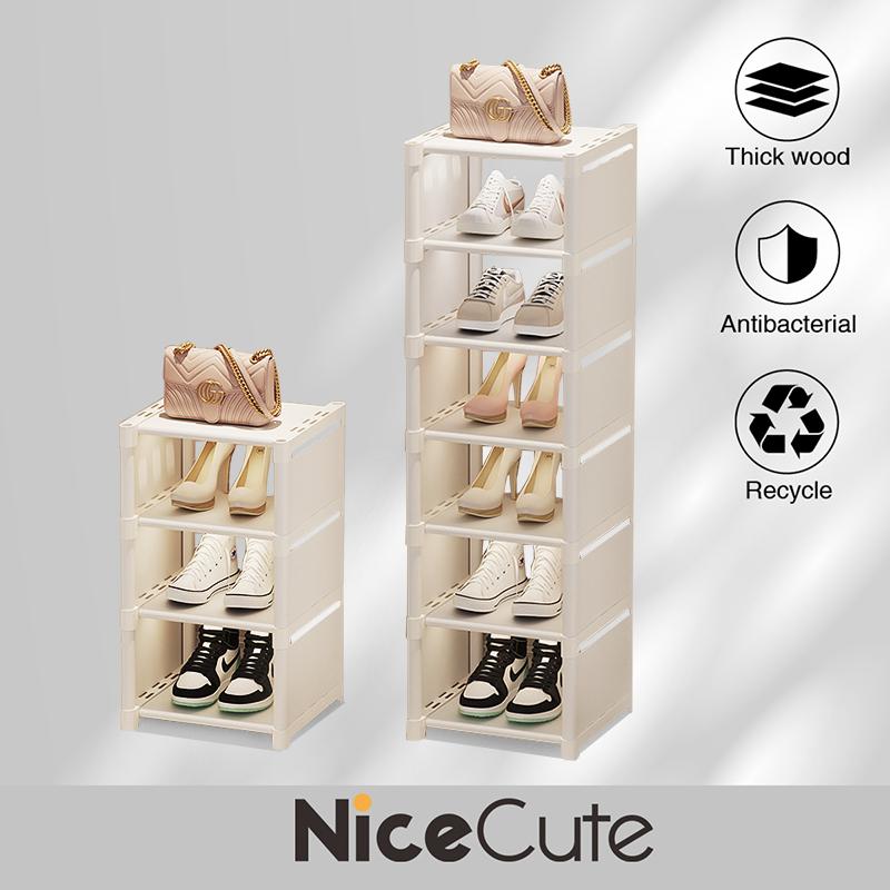 Nice cute shoe rack mini style shoe racks corner holder spac - TikTok ...