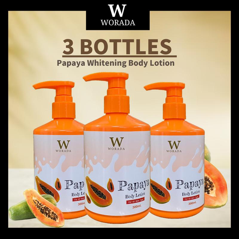 [FDA Approved] 3 BOTTLE WORADA Papaya Lotion Gluta Acid And - TikTok ...