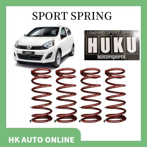 PERODUA AXIA HUKU SPORT SPRING SET 4PC - TikTok Shop Malaysia
