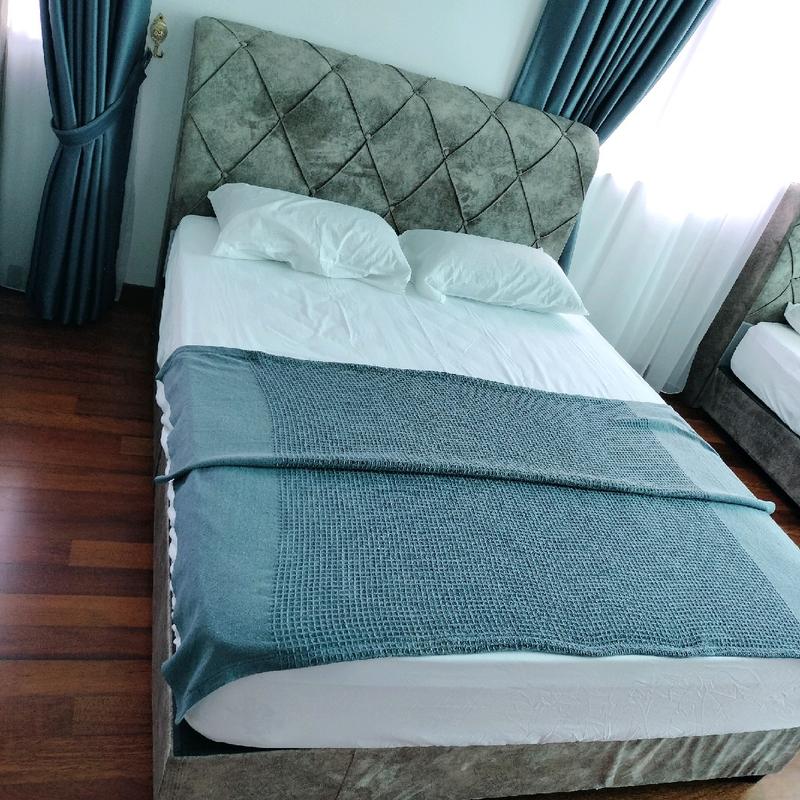 Katil Divan Ratu Velvet Bedding Moden Berkualiti Furniture Saiz ...