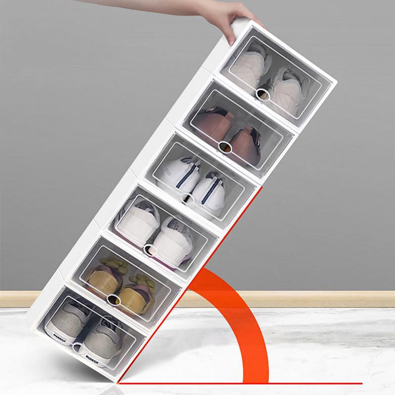 Thickened Plastic Shoe Box Storage Box, Transparent Shoe Storage ...