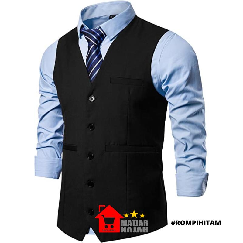 Vest Formal - Rompi Setelan Dalaman Jas Pria/Groomsmen Wedding - Shop ...