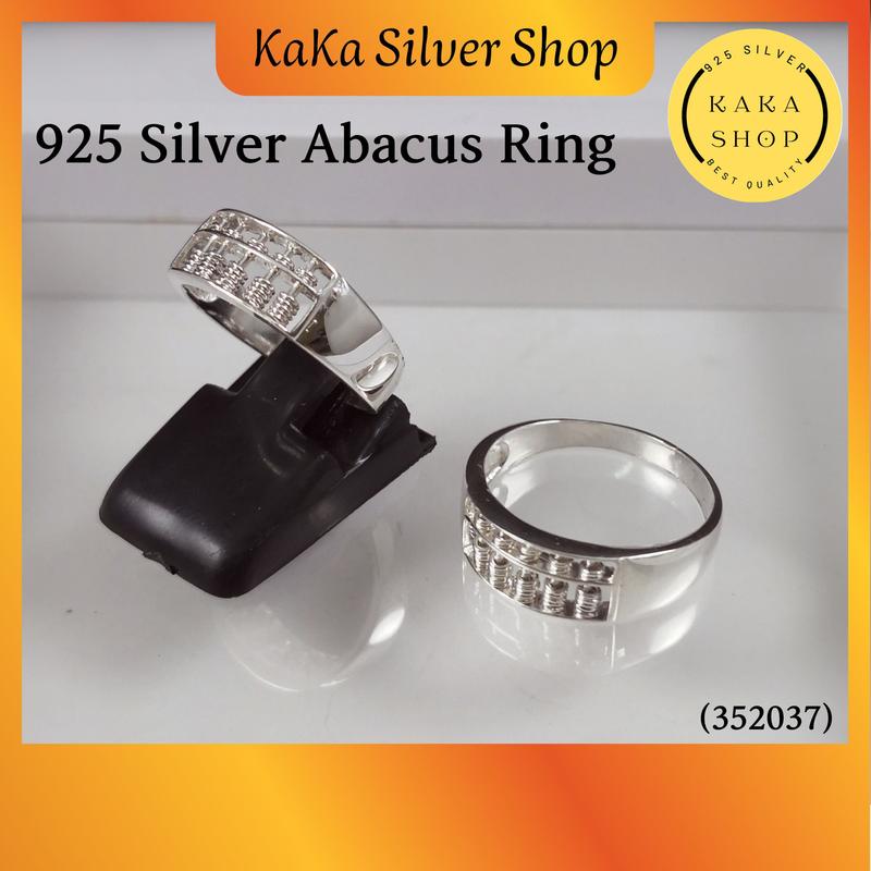 Ready Stock | Original 925 Silver Plain Abacus Ring For Wome - TikTok ...