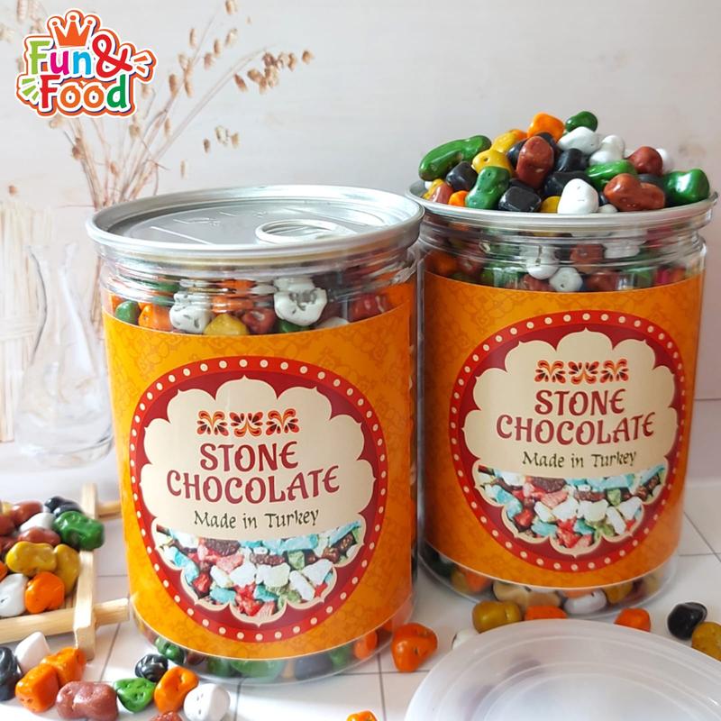 Stone Chocolate Turkey Choco Rock Candy Kemasan CAN 500gr - Shop ...