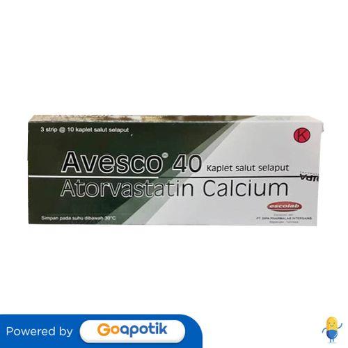 Jual AVESCO 40 MG BOX 30 KAPLET - Kota Bandung - Apotek Keluarga Kita ...