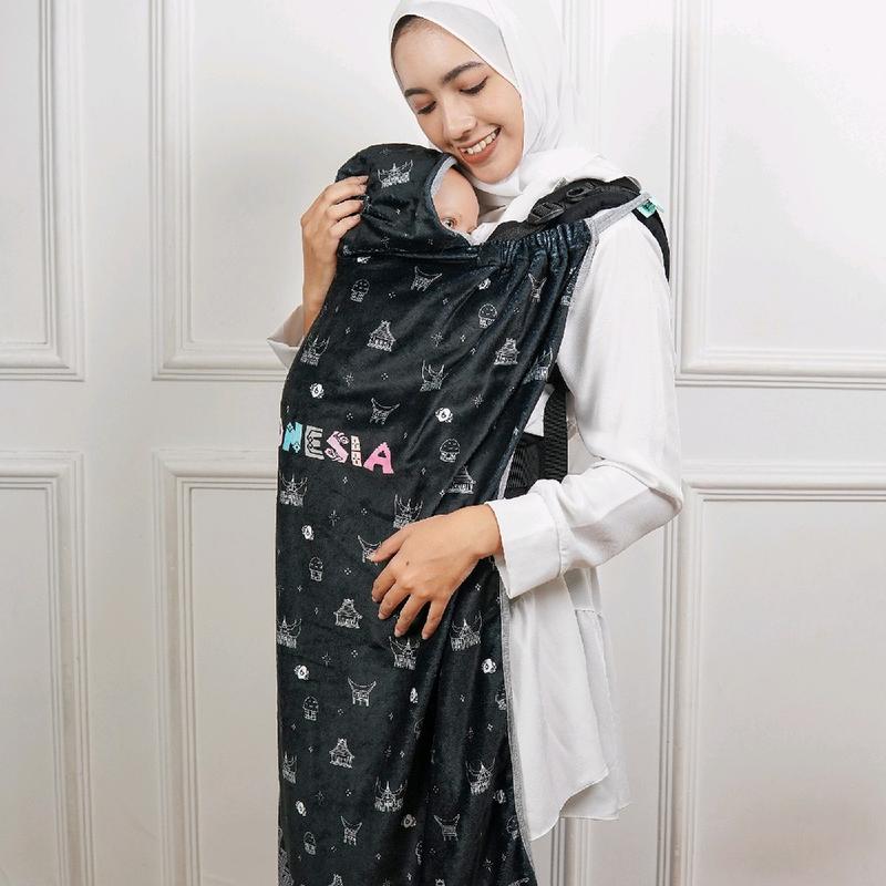 Bayiku Id Selimut Bobo Blanket On The Go Black Kayu Alas - Shop | Tokopedia