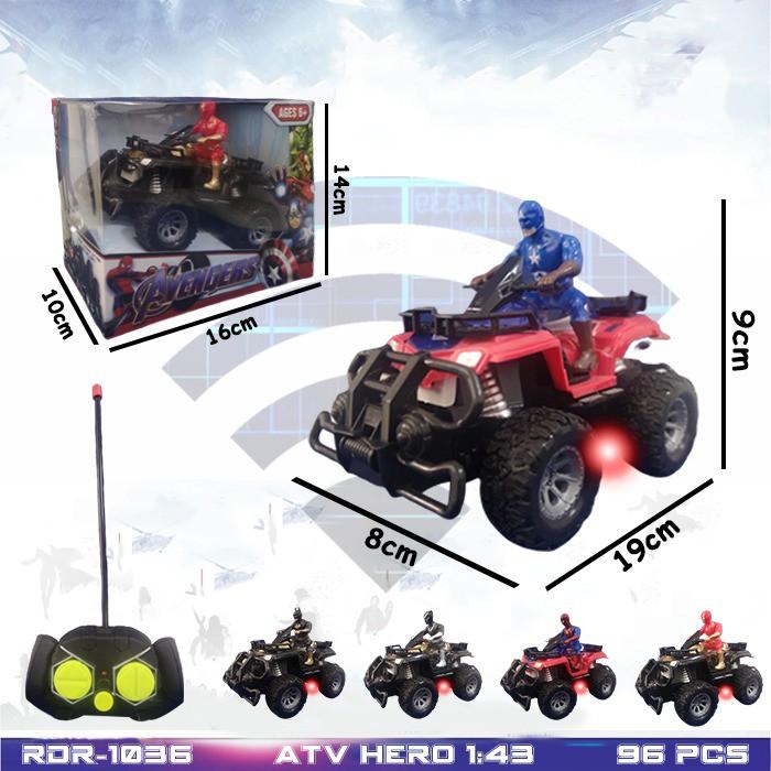 PROMO MAINAN MOTOR REMOTE CONTROL ANAK ATV HERO RDR-1036 Toys - Shop ...