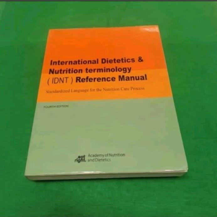 IDNT International Dietetics Nutrition Terminology - Shop | Tokopedia