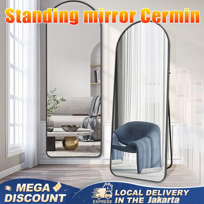 Promo Standing mirror Cermin standing 160 X 50 CM Cermin Berdiri full ...