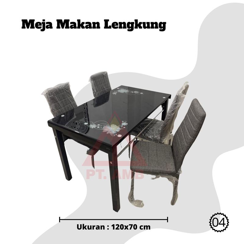MEJA MAKAN MINIMALIS/MEJA MAKAN 4 DUDUKAN MURAH/DINING TABLE/KURSI ...