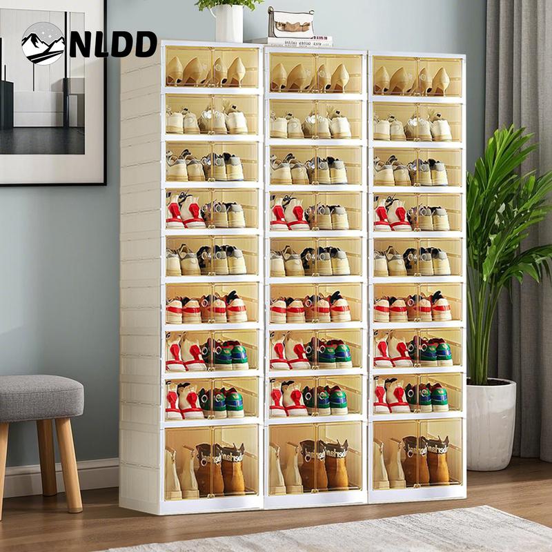 NLDD's 9-Tier Adaptive Shoe Storage System 8+1 Clear Space-Saving ...
