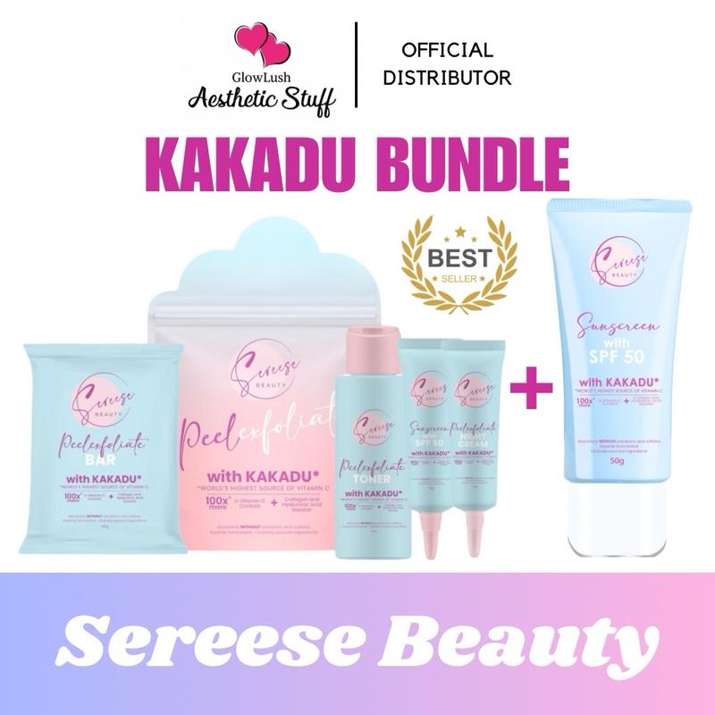 KAKADU BUNDLE Sereese Beauty Peel Exfoliate Set and Kakadu Sunscreen ...