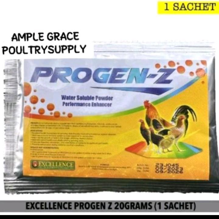 EXCELLENCE PROGEN Z MULTIVITAMINS+ PROBIOTICS FOR GAMEFOWL BIRDS ...