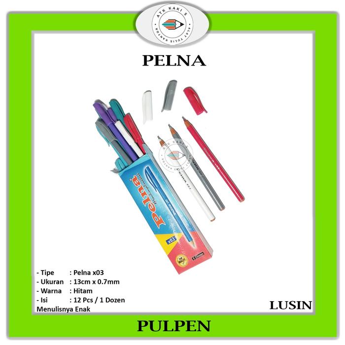 Jual PELNA - Pulpen x03 0.7mm Hitam - Lusin - Jakarta Utara - Atkkaki5 ...