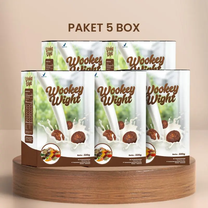 Susu Wookey Rasa Brown Sugar paket 5 Box - Shop | Tokopedia