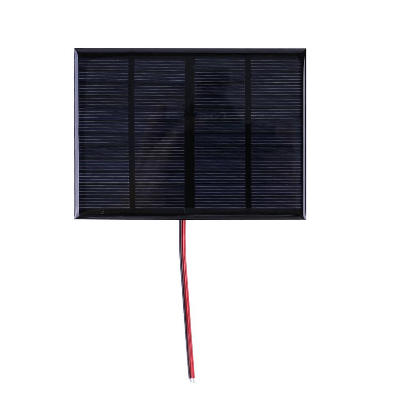 Panel Solar Mini, 3W, 12V, 0-125MA, dengan Kabel, untuk Lampu, Kipas ...