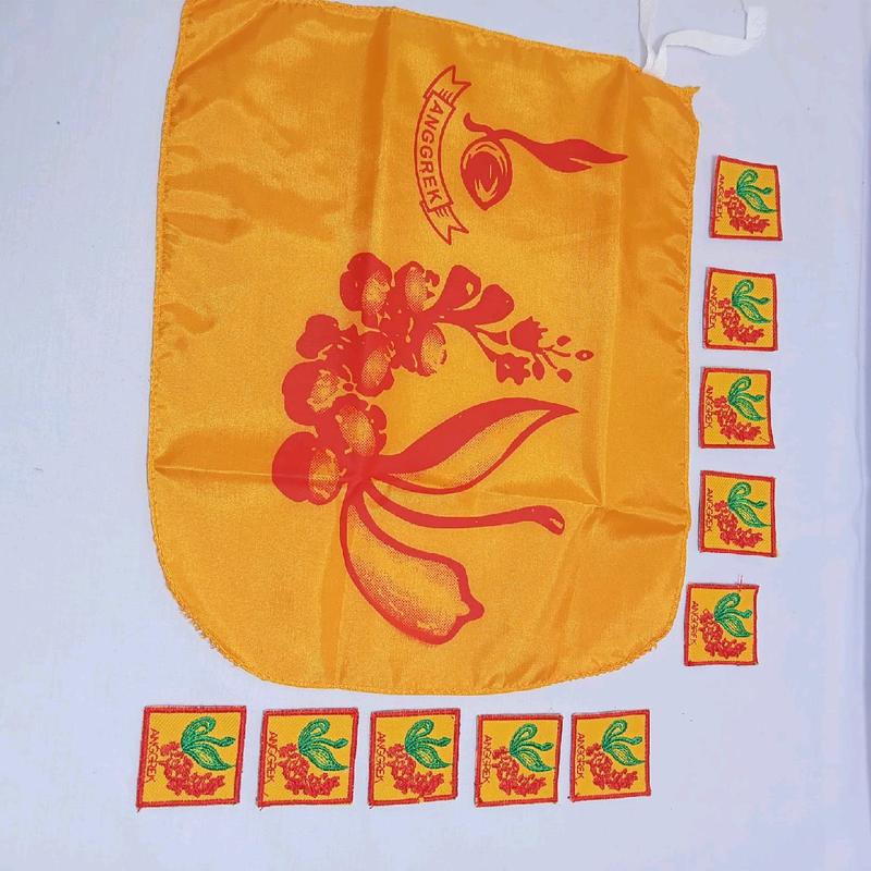 Tanda Regu Pramuka Putri Bunga Anggrek Paket 10 Bed 1 Bendera - Shop ...