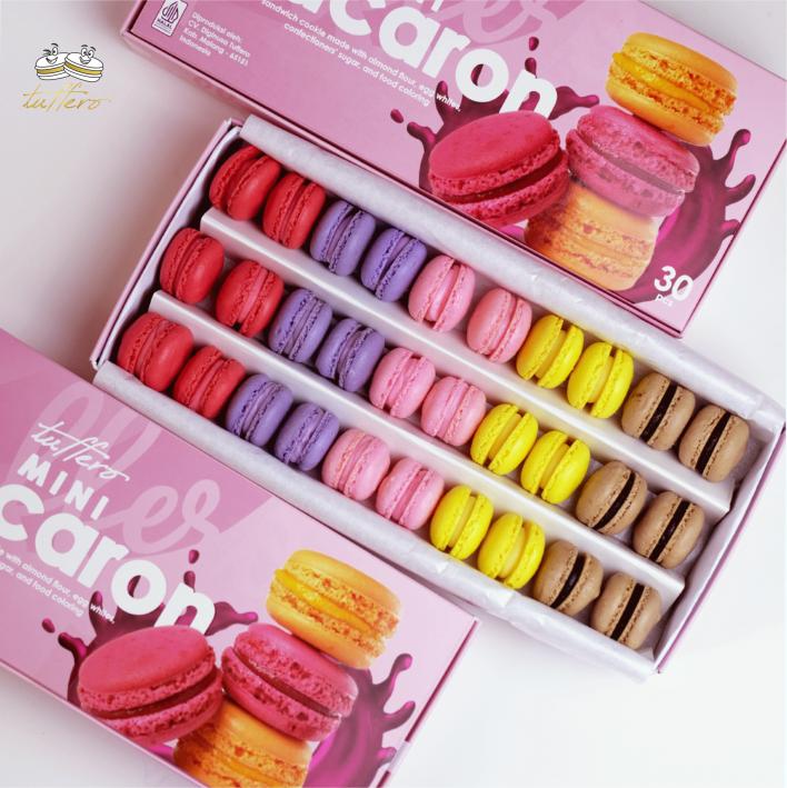 Macaron Mini box isi 30 Almond - Shop | Tokopedia