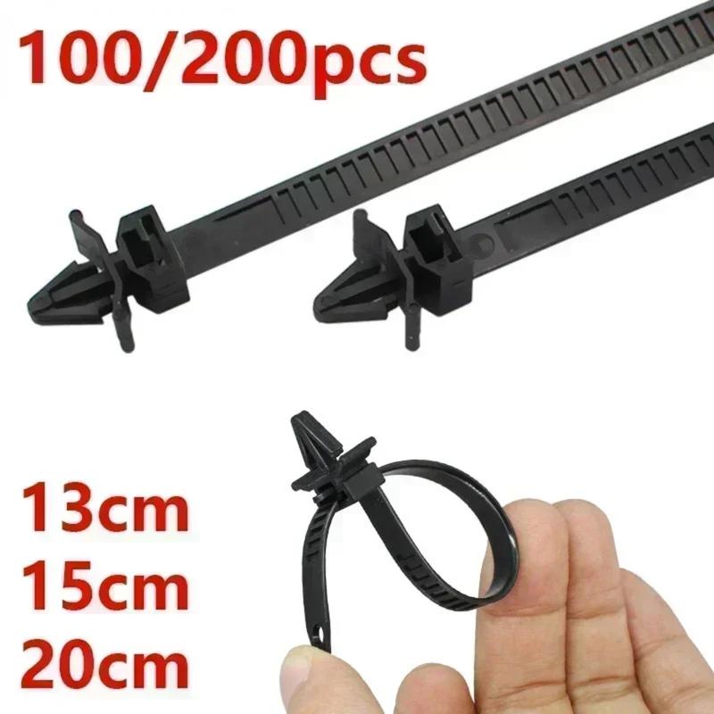 100PCS Pack Wire Harness Fastener Clips Cable Tie Management - TikTok ...