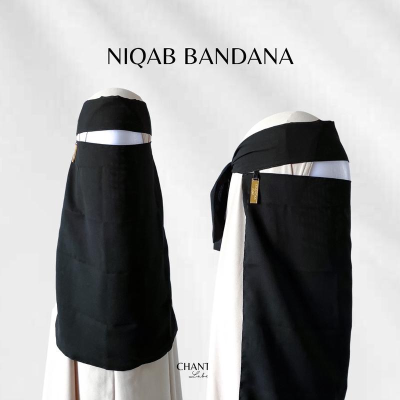 Niqab Cadar Bandana by Chantika Label | bahan siffon arab bandana ...
