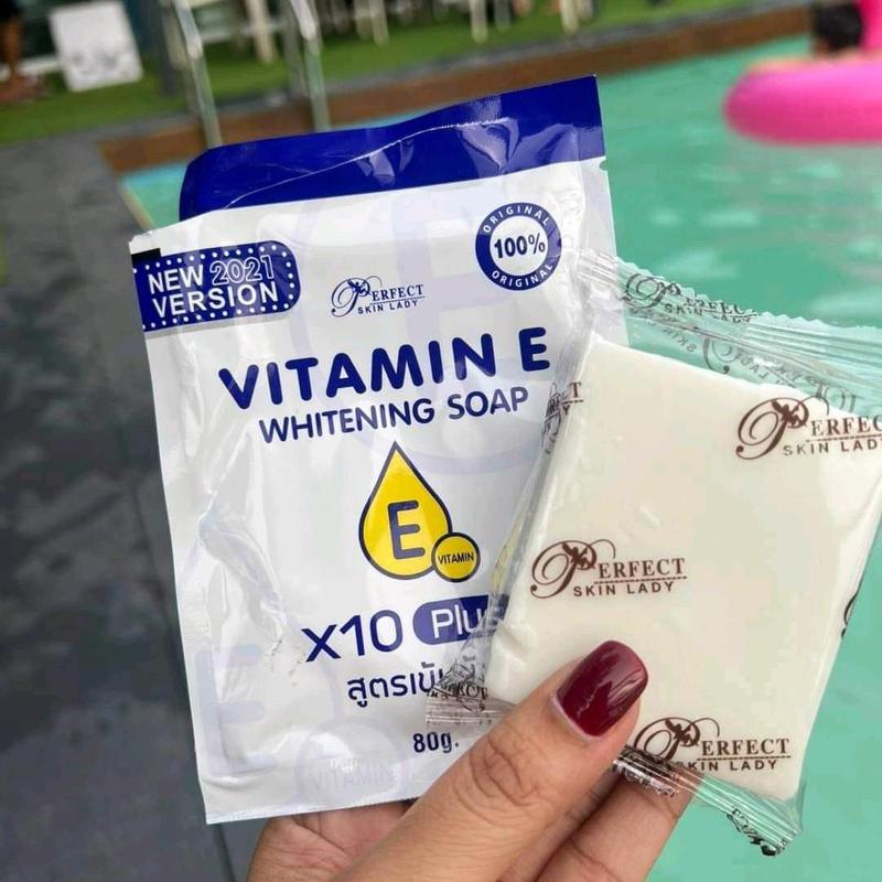 Perfect Skin Lady Vitamin E Whitening Soap 80g - TikTok Shop Malaysia
