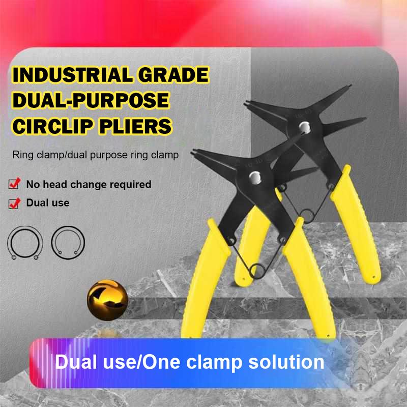 2-in-1 Snap Spring Ring Plier Circlip Removal Install Plier Circlip ...
