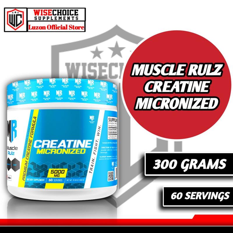 MUSCLE RULZ CREATINE MICRONIZED 300 GRAMS - TikTok Shop Philippines