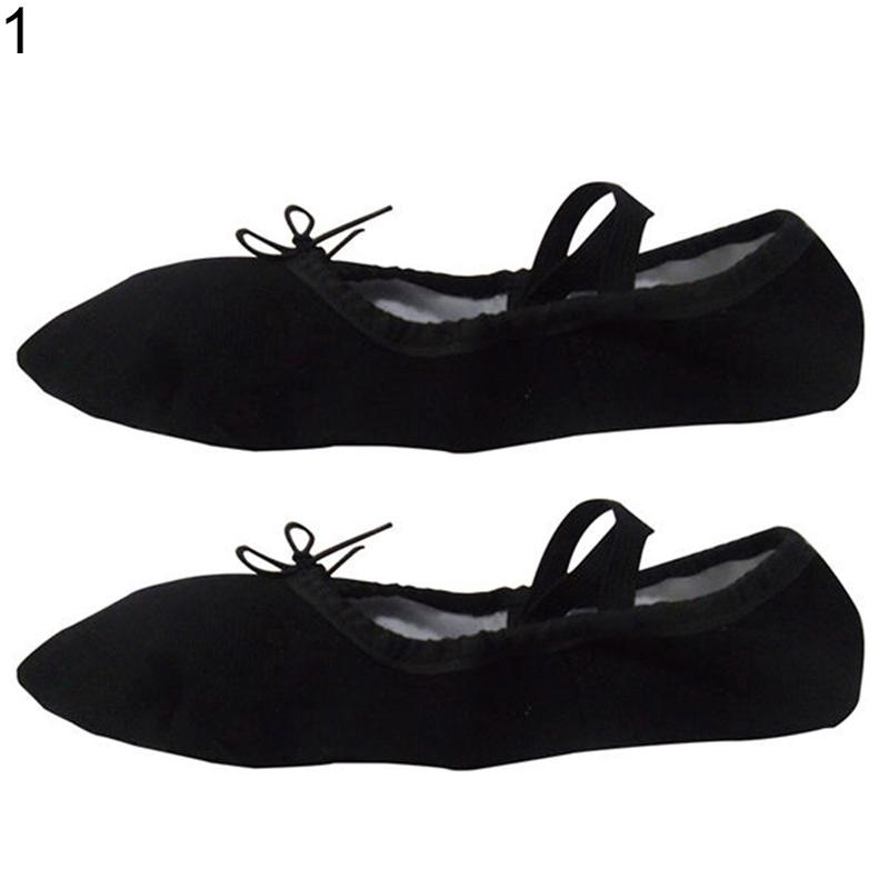 bhdfrin_ Women Men Soft Anti-Slip Sole Adults Dance Ballet Shoes ...
