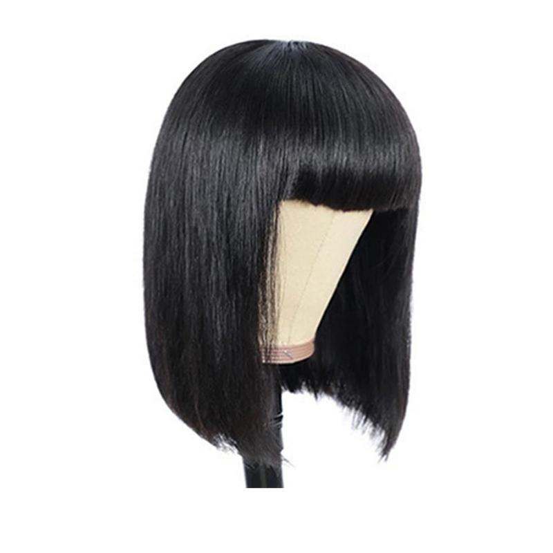 EN Natural Luster Short Wig Women Short Hair Wig Stylish Women's ...