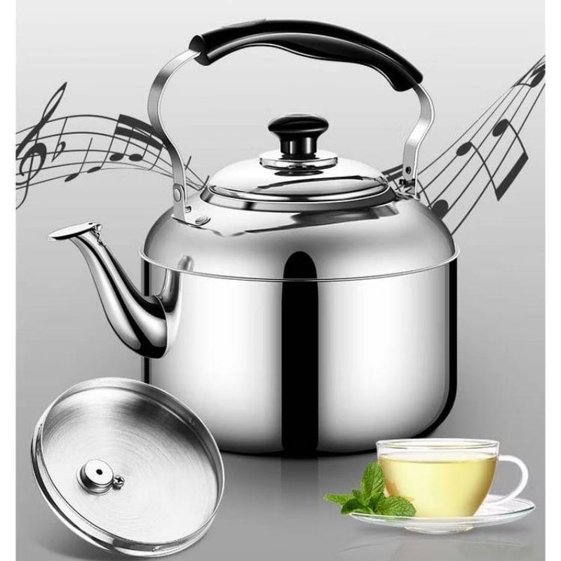 Teko Stainless Siul / Teko Ceret / Teko Bunyi 4,5 Liter - Shop | Tokopedia