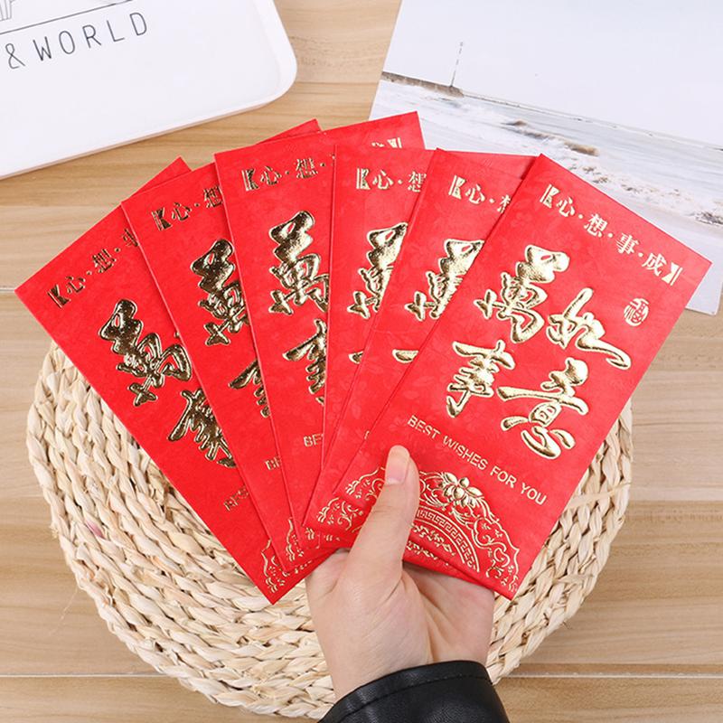 Sampul kertas Tahun Baru Cina merah, pakej wang, poket, bekalan ...