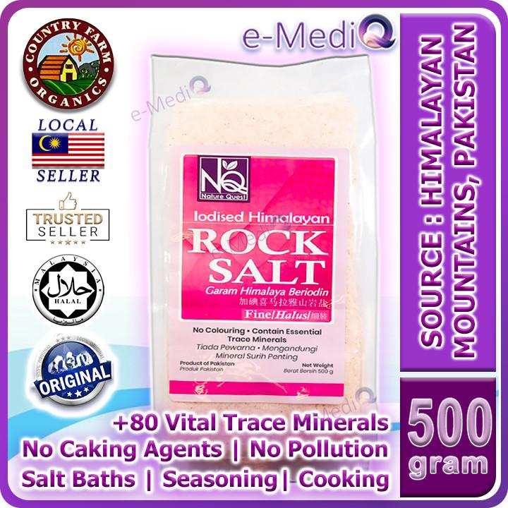 Country Farm Organics Himalayan Rock Salt 500g | 2 x 500g [Fine ...