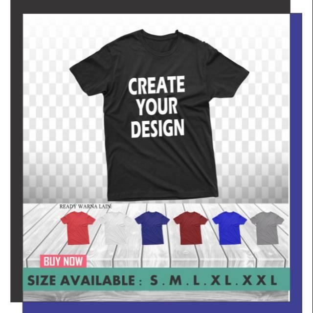 Custom Baju Create Your Design - Shop | Tokopedia