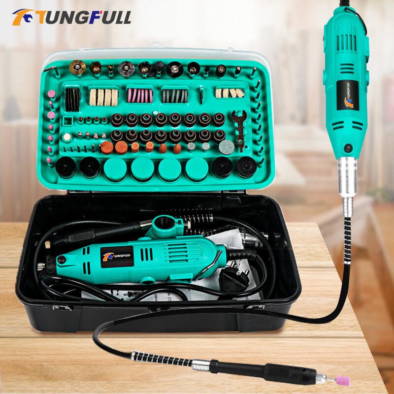 Set Alat Putar Elektrik, Gerudi Elektrik, Tungfull, Pengisar - TikTok ...