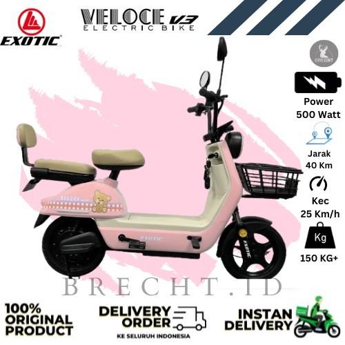 Sepeda Listrik Exotic Veloce V3 E Bike 500 Watt Exotic Pacific - Shop ...