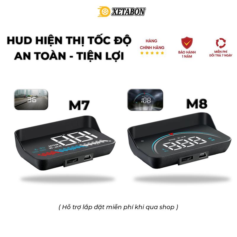 HUD M7 & M8 Hiển thị tốc độ trên kính lái, phù hợp mọi dòng xe - TikTok ...