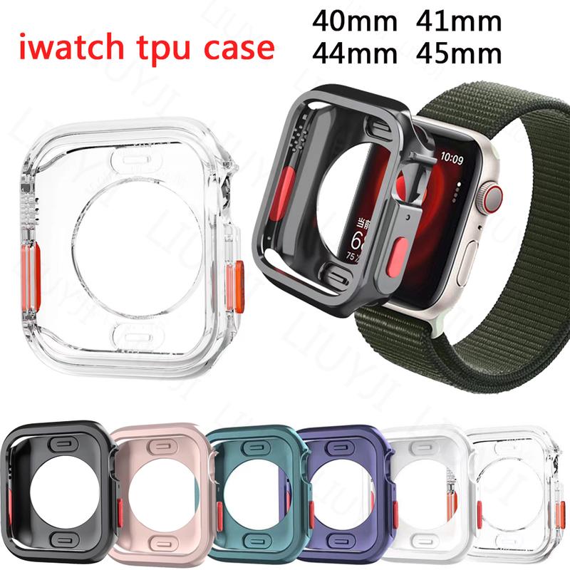 TPU Protective Case For iWatch 8/7/6/5/4 SE ULTRA Full Coverage ...