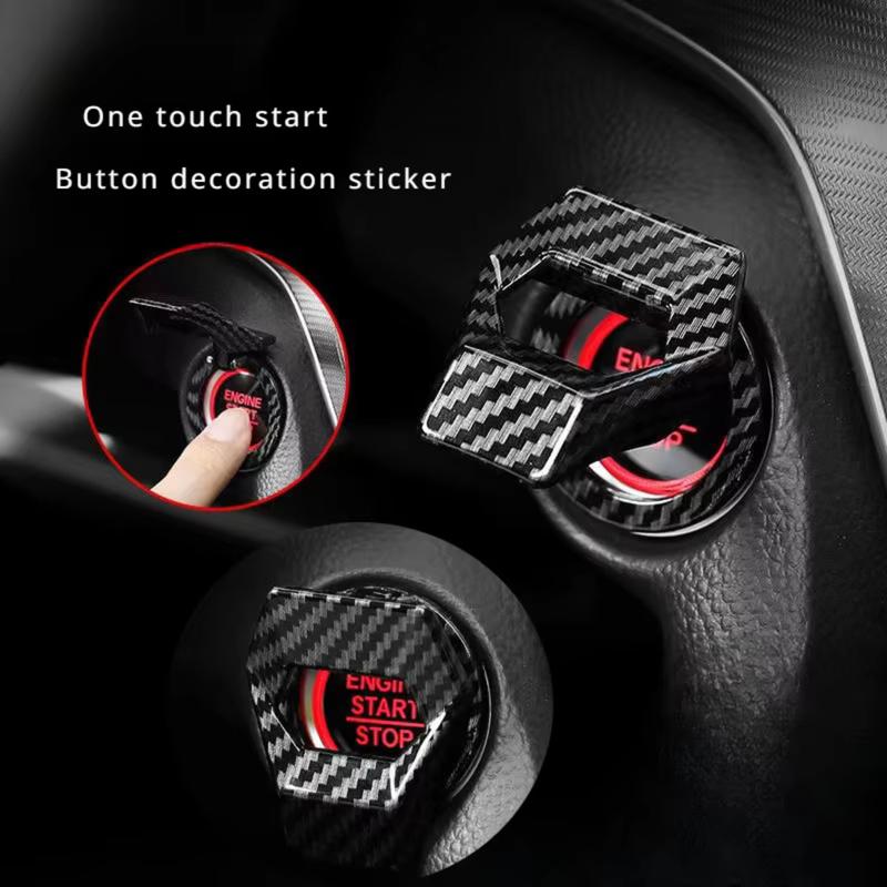 Automotive engine automatic ignition button start stop switch cover ...