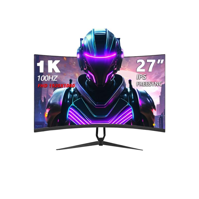27-Inch Gaming Monitor Curved 2800R 100Hz 1ms 1920*1080 Fast - TikTok Shop