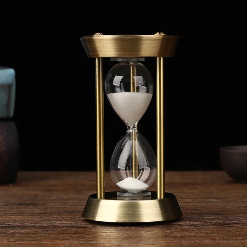 Retro Style Mini Metal Sand Timer 3 5 10 Minute Hourglass Ornament ...