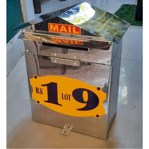 PURE 202 STAINLESS MAILBOX WITH FREE HOUSE NUMBER CASH ON DELIVERY ...