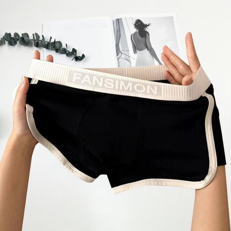 Aszuds High Elasticity Men Underwear Tight Cut Boxer Briefs Men's ...
