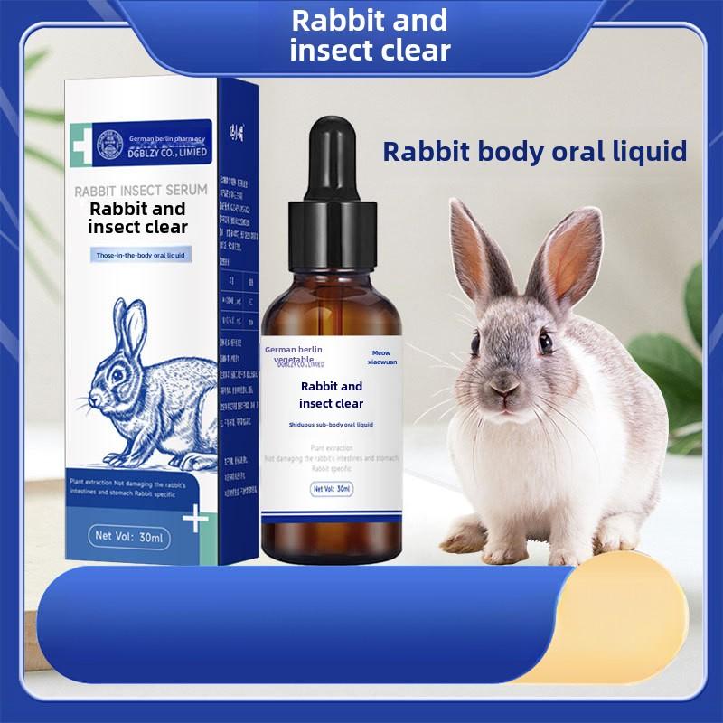 Pet Rabbit Drive Non-Clean Internal Worms Rabbit Nutrition Supplement ...