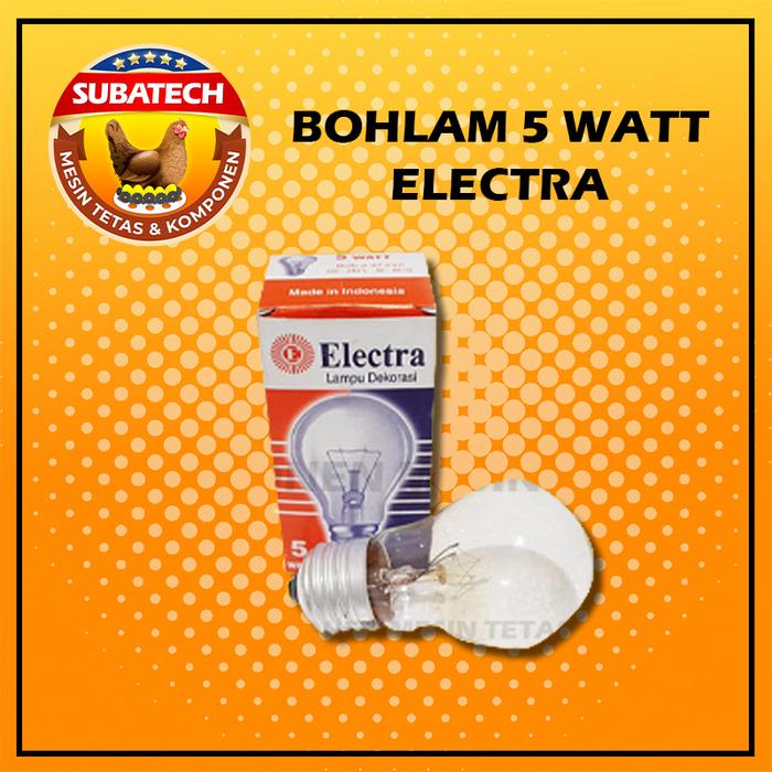 Jual Pemanas Bohlam 5 Watt untuk Mesin Tetas Telur - Kota Tangerang ...