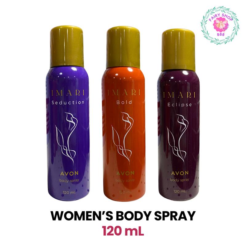 AVON Imari Body Spray 120 mL (Seduction, Eclipse, Bold) Body - TikTok ...