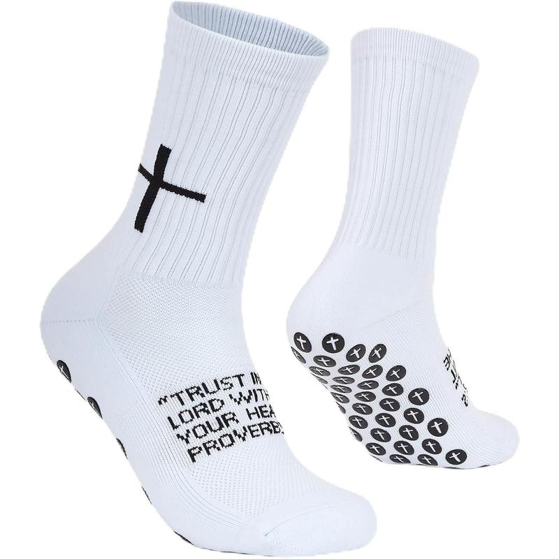 Cross Grip Soccer Socks - Anti-Slip Grips Sock with for 6-13 - TikTok Shop