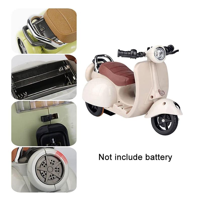 Motorcycle Hamster Toy 360 Degree Rotating Light Music Electric ...